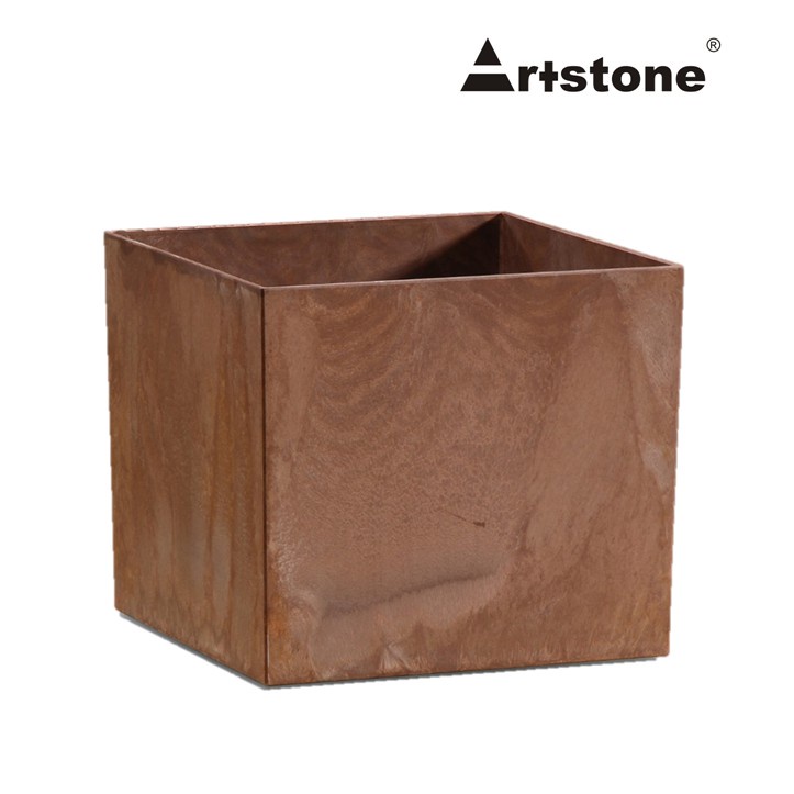 Artstone Kubik Pot D27 H24 / Flower Pot / Pasu Bunga Hiasan Modern ...