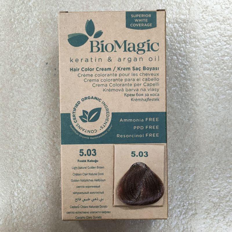 Biomagic Hair Color Cream Brown/Dark Brown/Bitter/Chocolate Brown/Dark ...