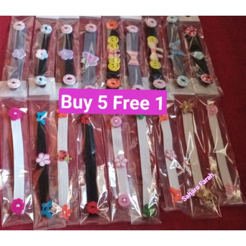 Face Mask Extension Kids/ Extender Button Wooden/ Adopter Kanak-kanak ...