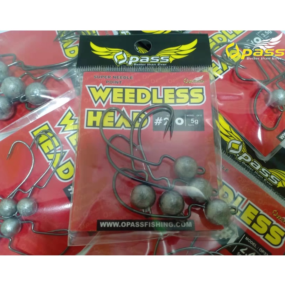OPASS WEEDLESS JIG HEAD ( OP33 ) | Shopee Malaysia