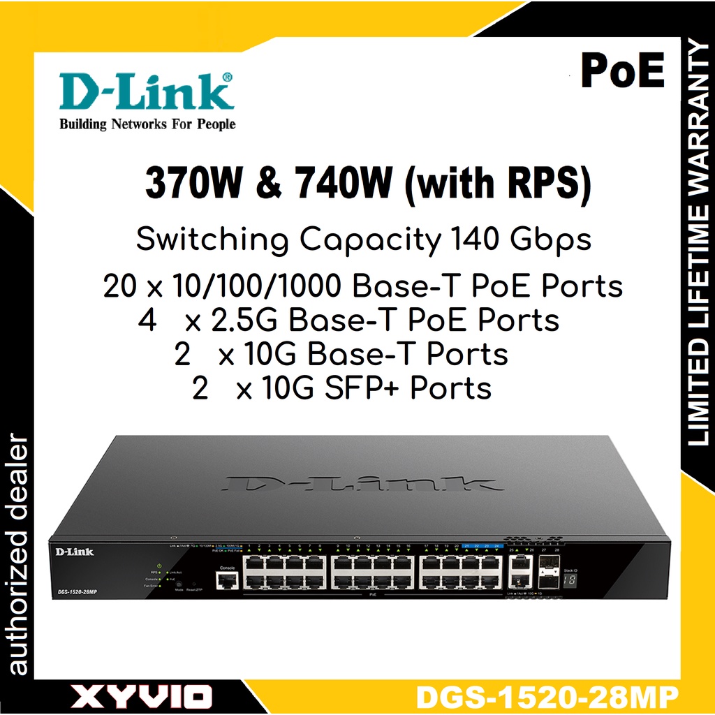 D-LINK DGS-1520-28 | DGS-1520-28MP | DGS-1502-52 | DGS-1520-52MP Layer ...