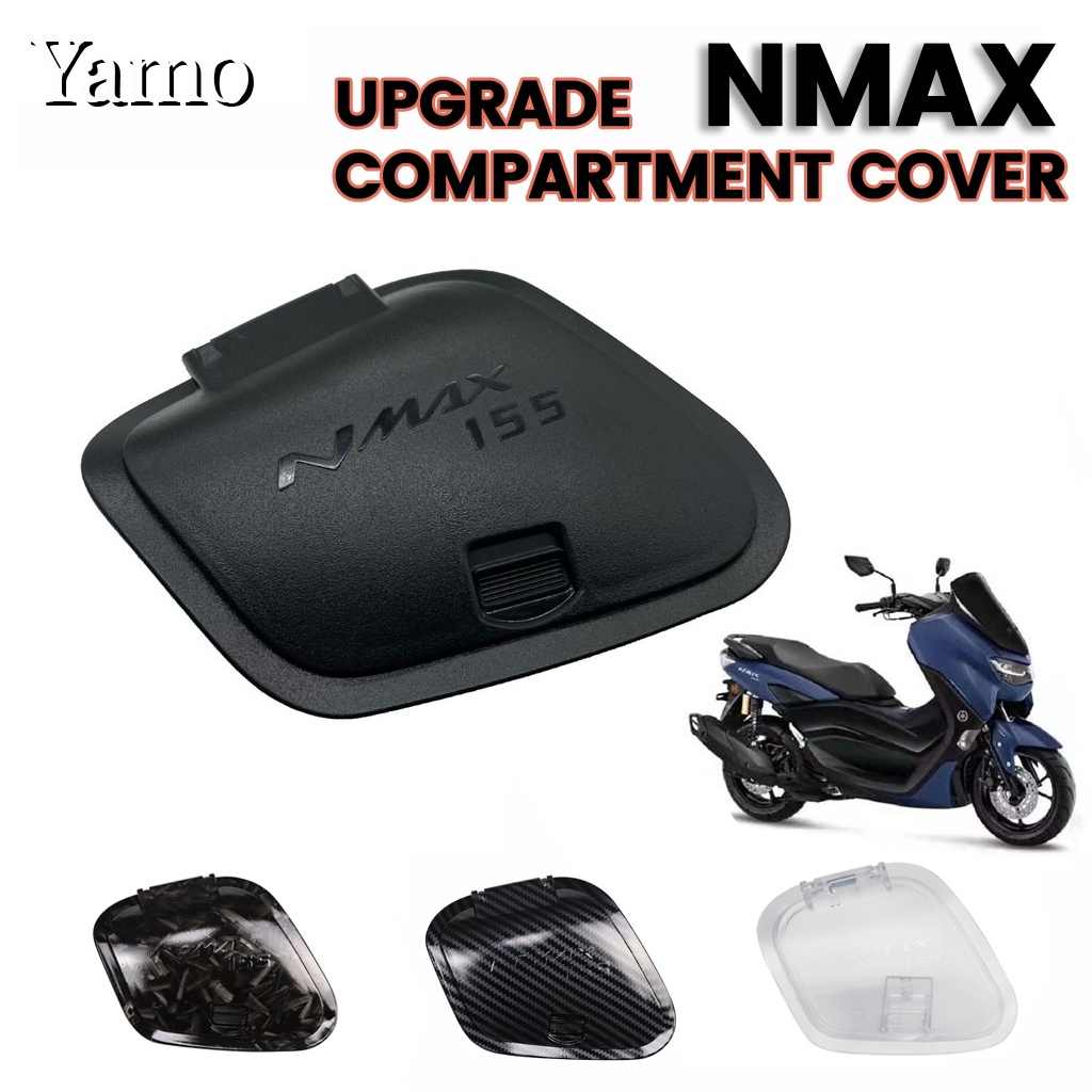 Carbon Side Pocket Cover Charger Waterproof Cap For NMAX 2020-2024 2025 ...