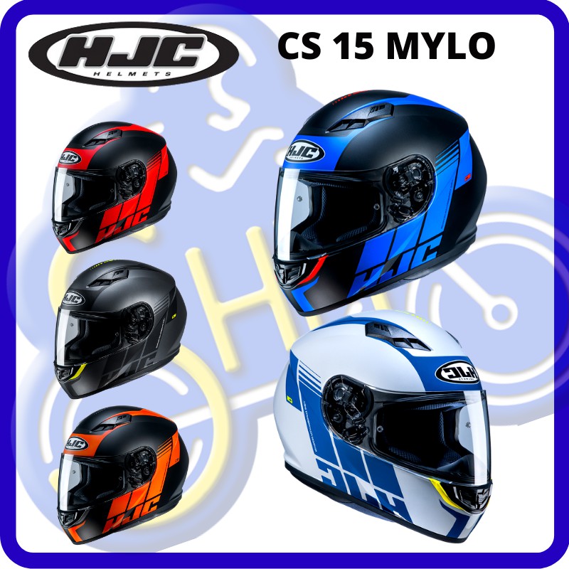 NEW ARRIVAL HJC FULLFACE HELMET MODEL MYLO CS15 MOTORCYCLE ORIGINAL HJC ...