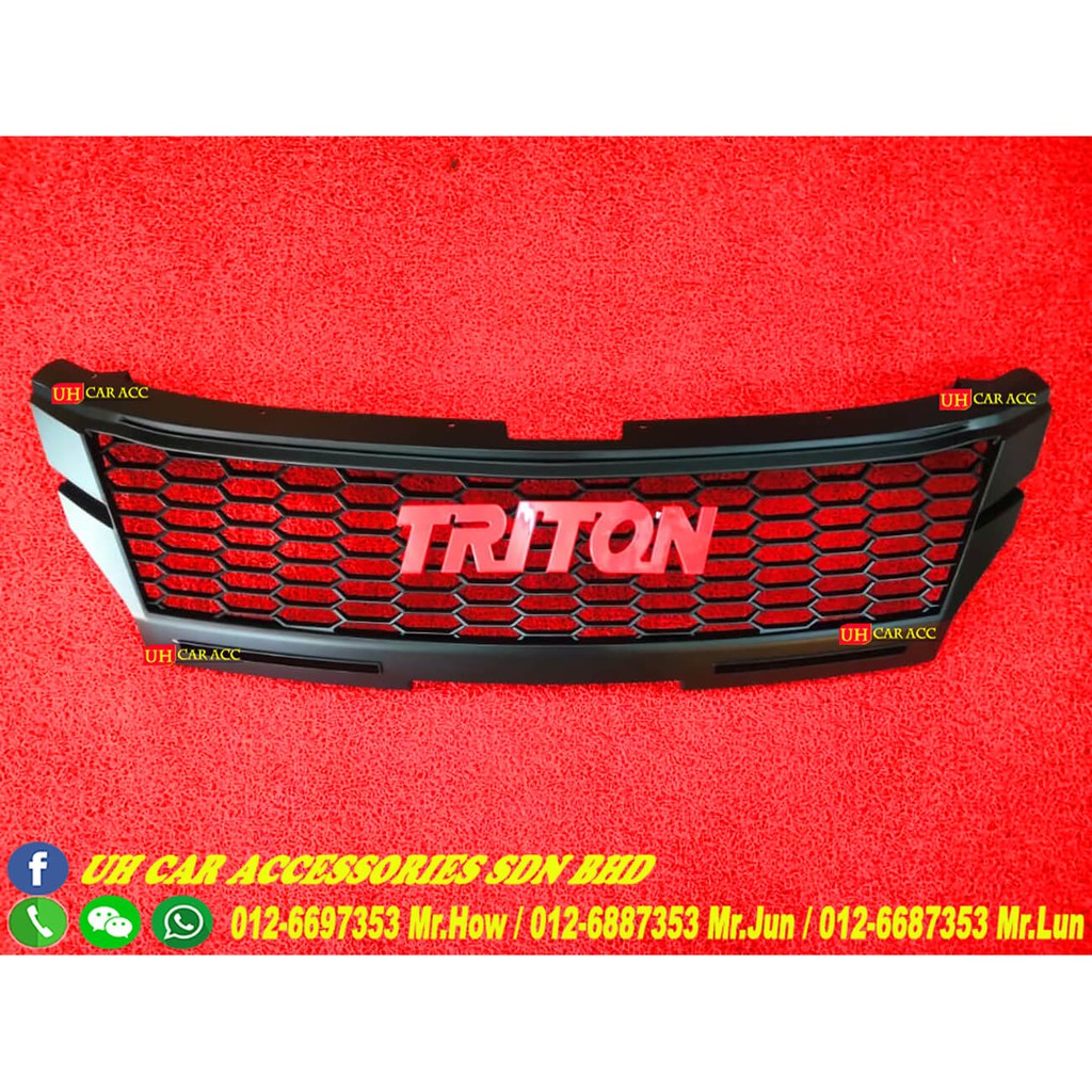 Mitsubishi Triton 2020 Front Grill ABS Front Grille [READY STOCK ...