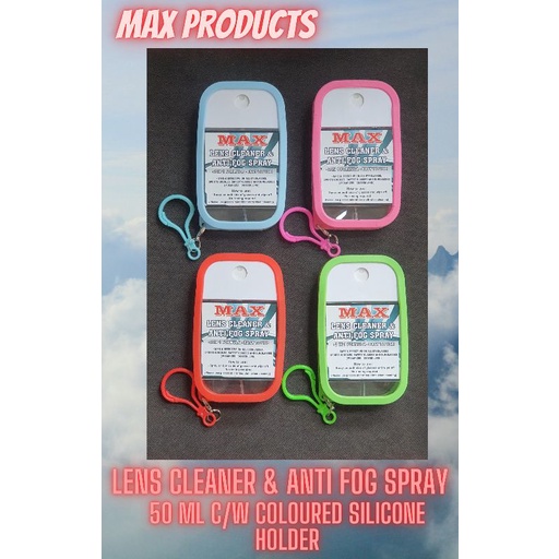 MAX ( 2 in 1 formula ) Lens Cleaner & Anti Fog Spray ( 120 ml ...