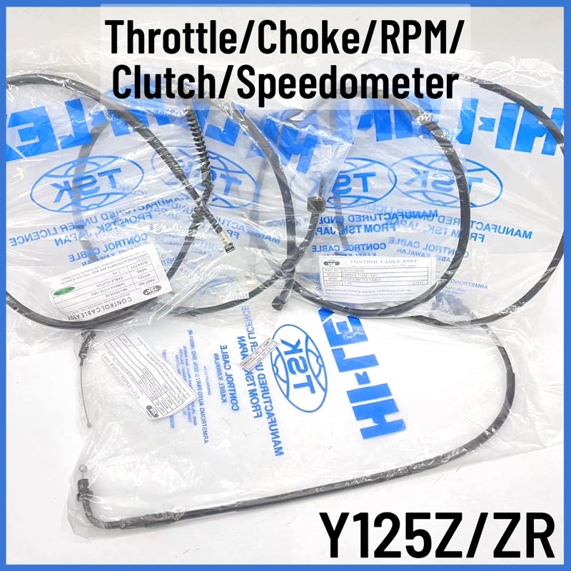 Y125Z Y125 Y125ZR THROTTLE CABLE TALI MINYAK/CLUTCH/TACHOMETER RPM ...
