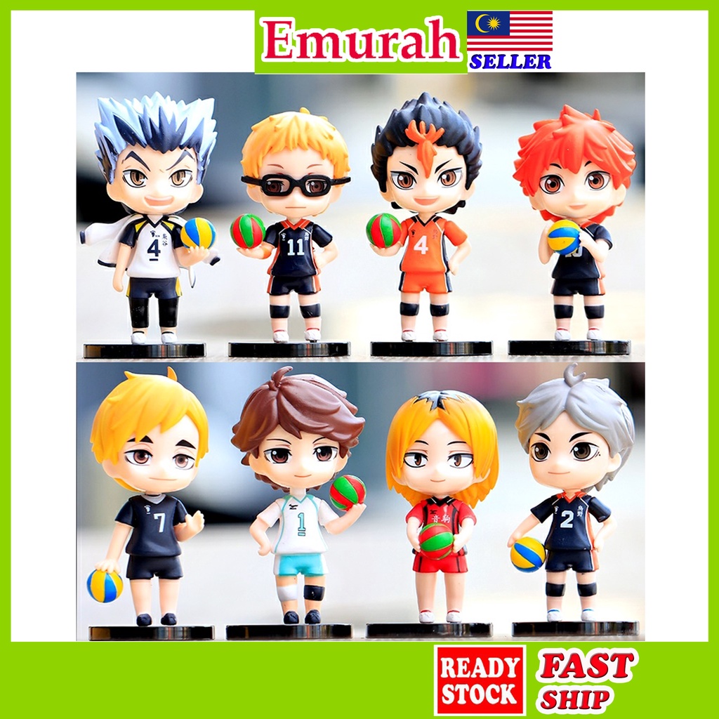 Haikyuu Action Figure Collectible Doll Gift Koleksi Anime Manga Haikyu ...