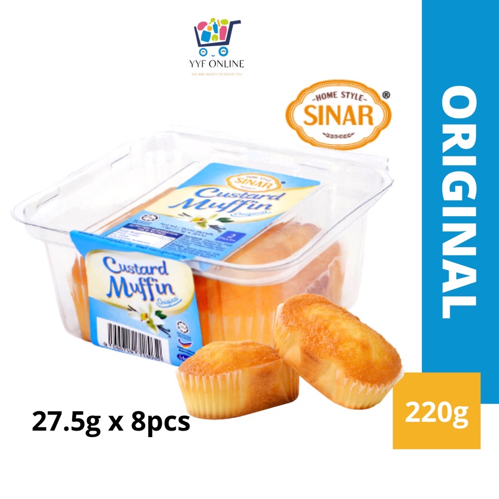 Sinar Home Style Custard Muffin Original Flavor220g | Shopee Malaysia