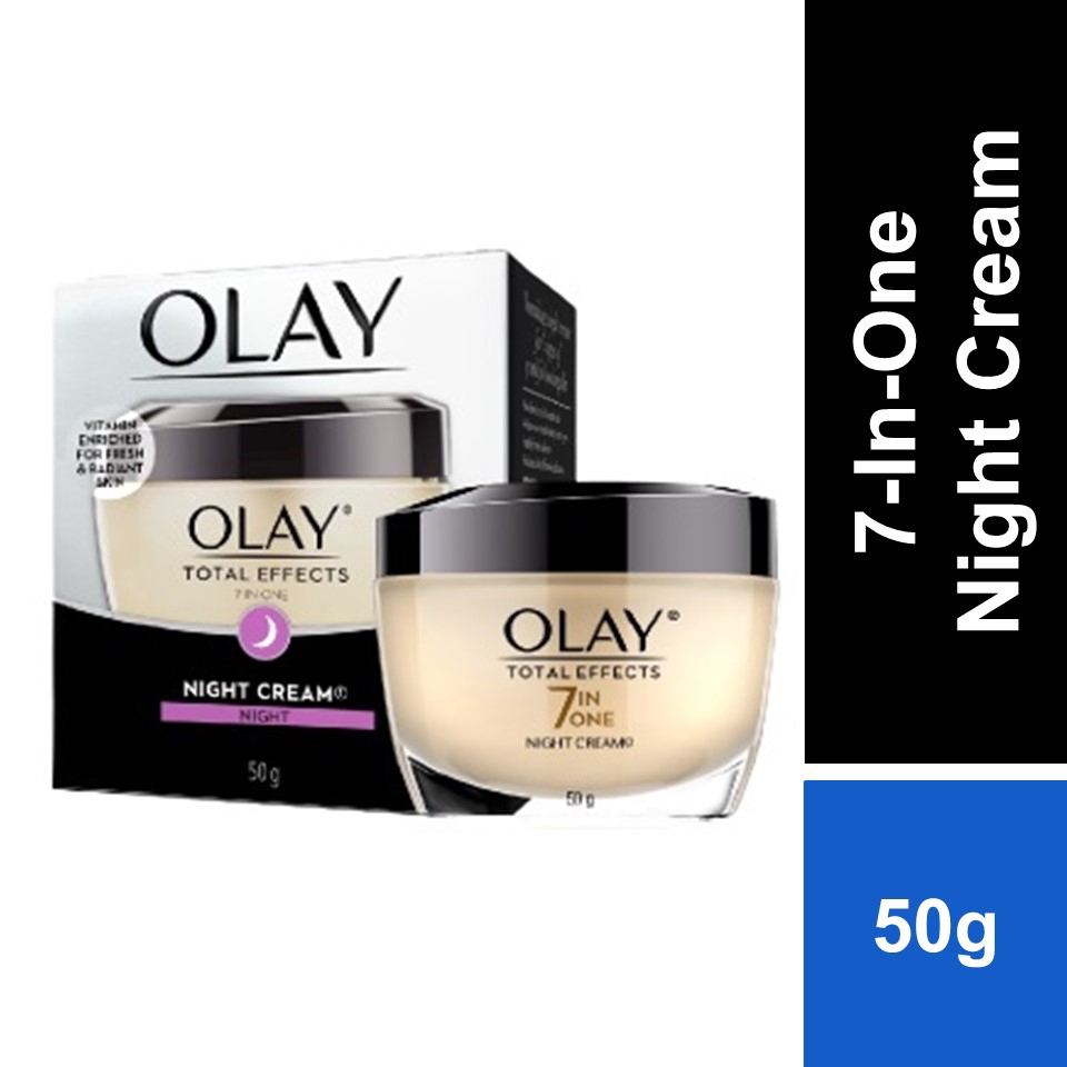 Olay Total Effects 7 In One Anti Ageing Night Cream 50g Shopee Malaysia