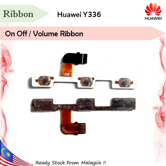 Huawei Y336 Power On Off key/ Volume Up Down Button Flex Cable Ribbon + Opening tools | Shopee ...