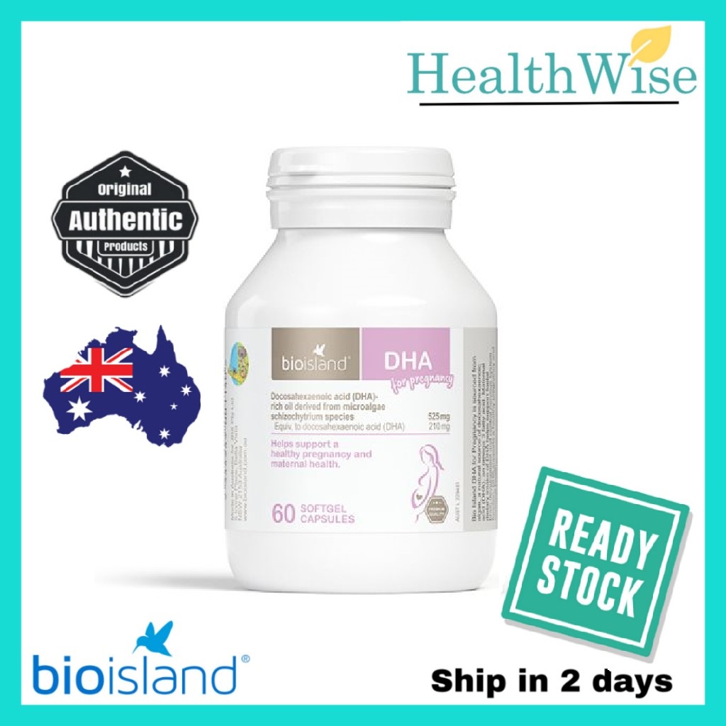 [AUSTRALIA] Bio Island DHA for Pregnancy 60 Softgel caps (for pregnancy ...
