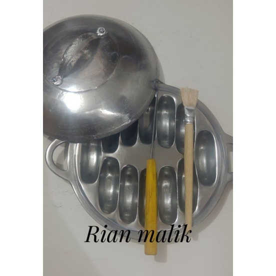 Pukis cake mold, pancong cake, bandros cake, filled with 12 holes ...