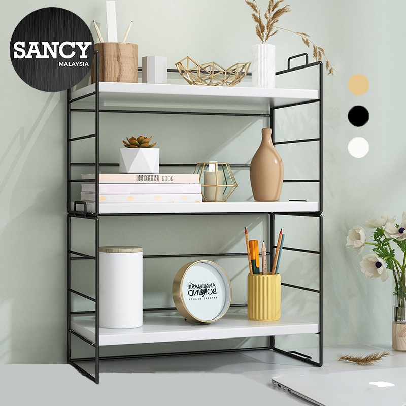 SANCY 3 Layers Desktop Racks Desks Storage Offices Dormitory Study ...