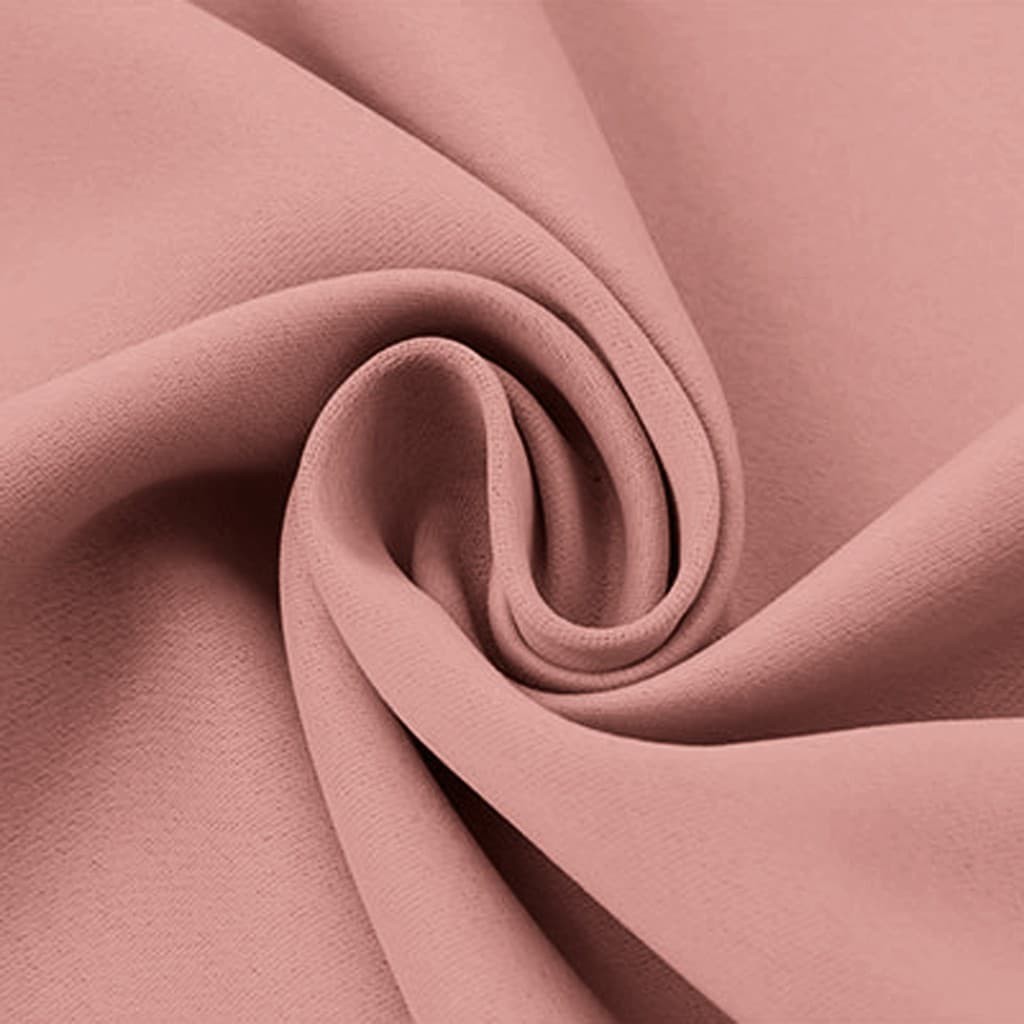 BLACKOUT Langsir Tebal Tingkap Pintu Extra Thick French Pleat Plain ...