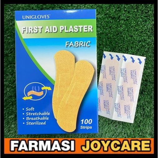 Unigloves First Aid Fabric Plaster 100's (Exp: FEBRUARY 2027) | Shopee ...