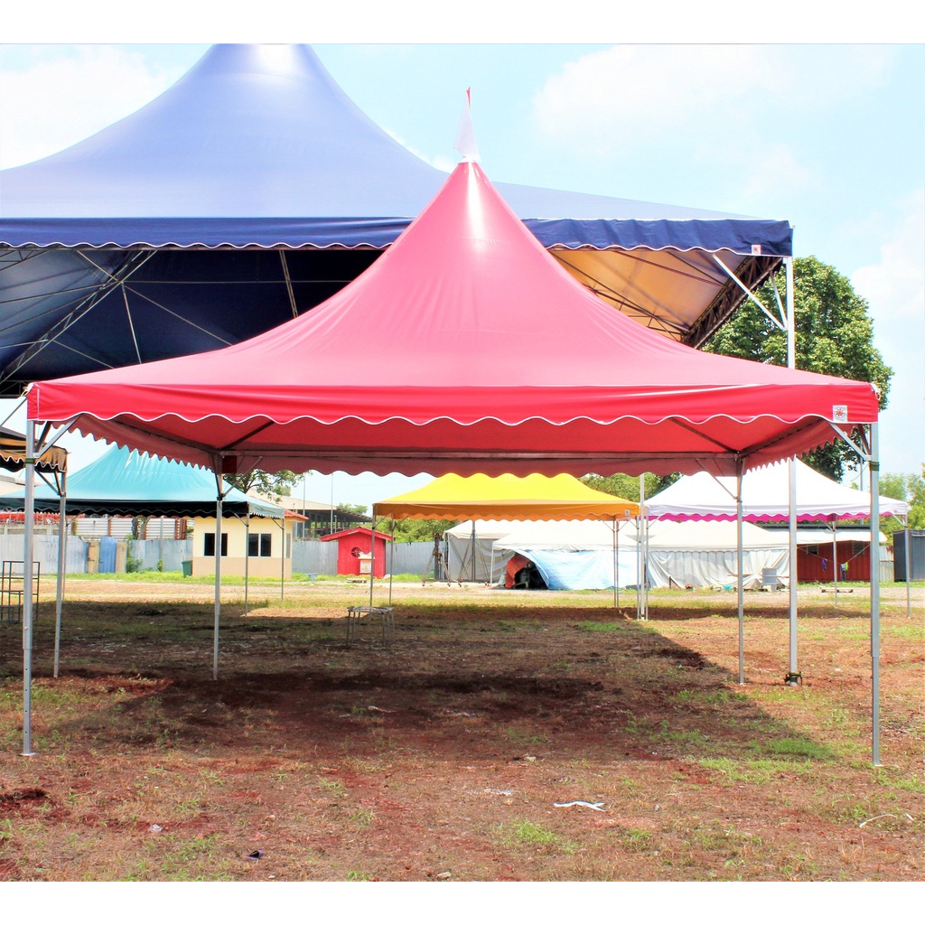 Full Set Siap Pos Khemah Arabian 20 x 20 PVC Tarpaulin Kanvas Korea ...