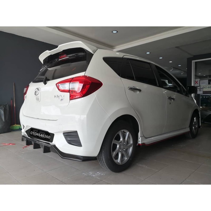 [ Myvi Gen3 PreFacelift ] - Rear Diffuser V1 PU Material Ready Stock ...