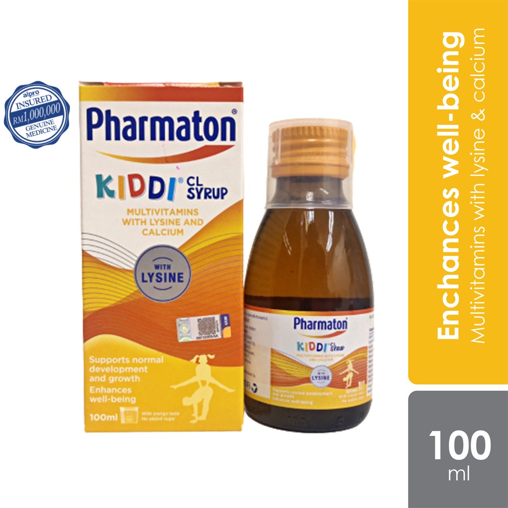 Pharmaton Kiddi CL Syrup (100ml) | Shopee Malaysia