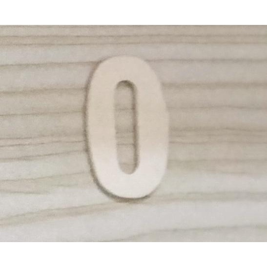 DIY Craft Wooden Number "0" Per Unit (For Decoration) | Shopee Malaysia