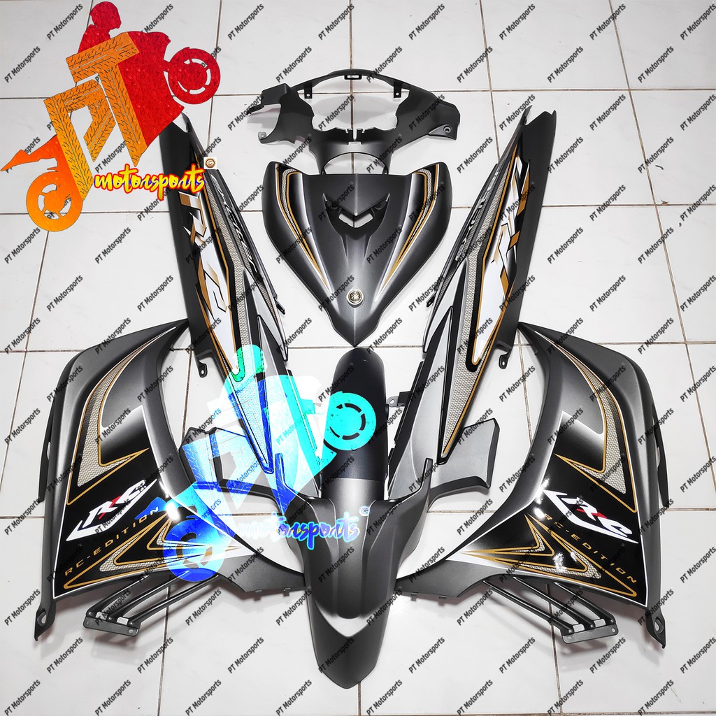 Yamaha Lc 135 Cover Set Matt Grey Rc Edition Gold Vietnam V2 V3 V4 V5 ...