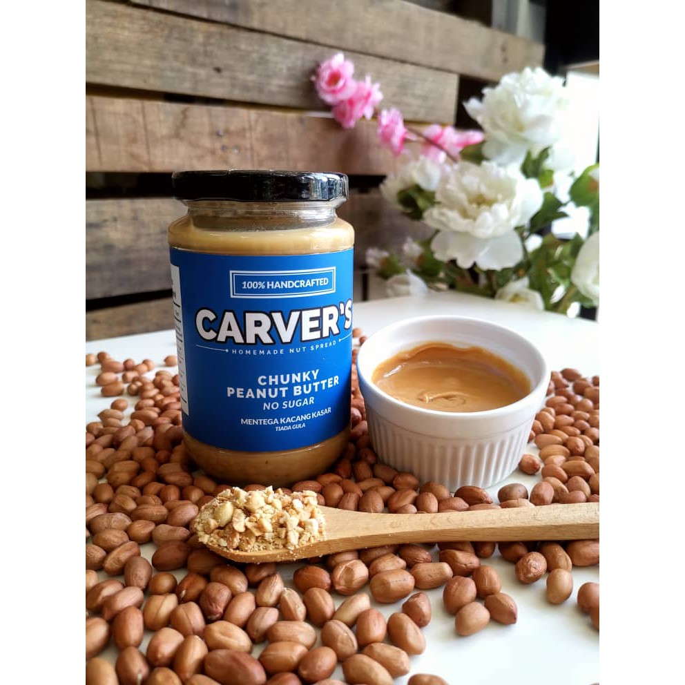 Carver's Peanut Butter Chunky (360G) | Shopee Malaysia