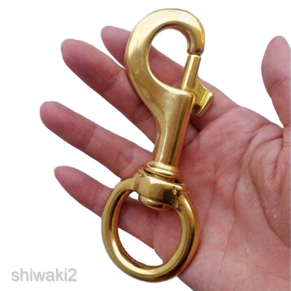 [shiwakibcMY] Heavy Duty Brass Swivel Eye Bolt Snap Hook Buckle for ...