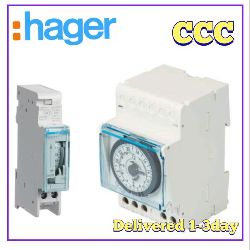 Hager EH111/EH011 16A Timer Switch | Shopee Malaysia