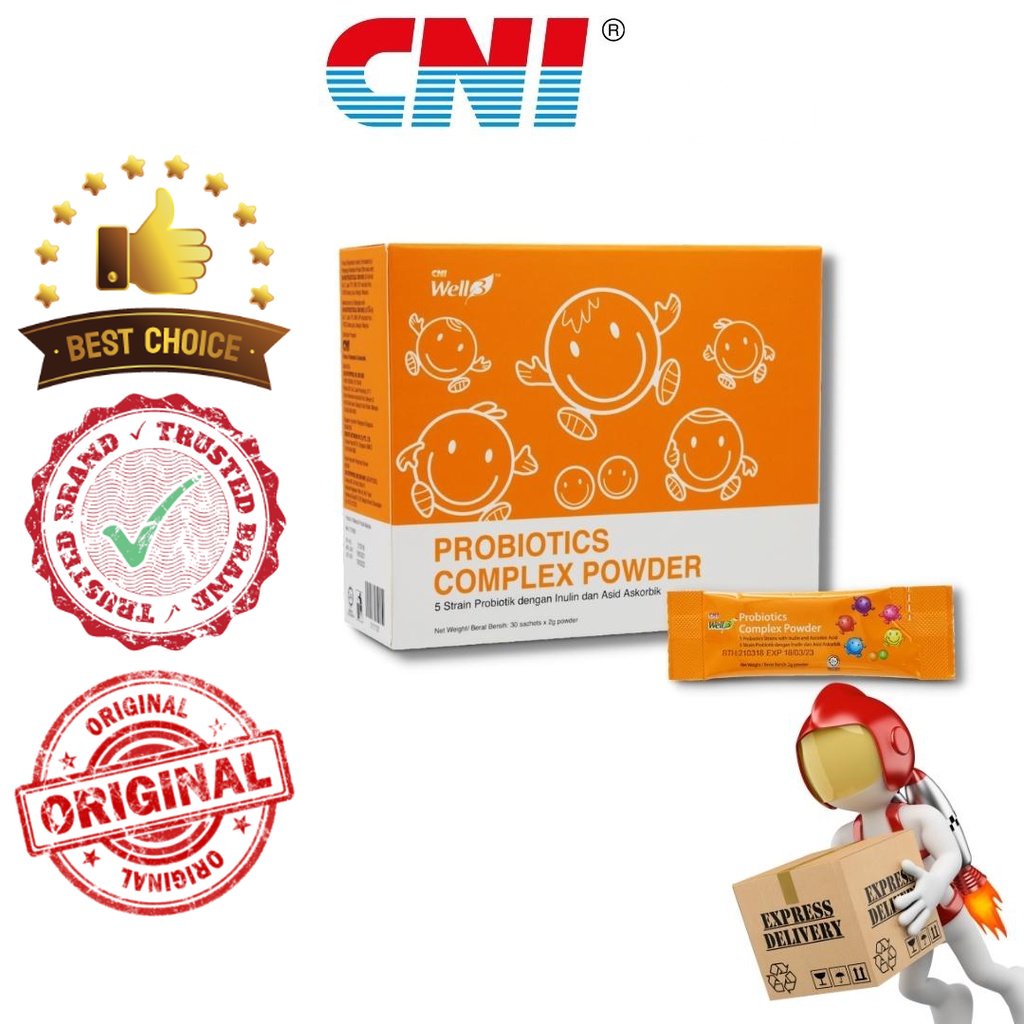 CNI Well3 Probiotic Complex Powder (30s x 2g powder) - Good Digestion ...