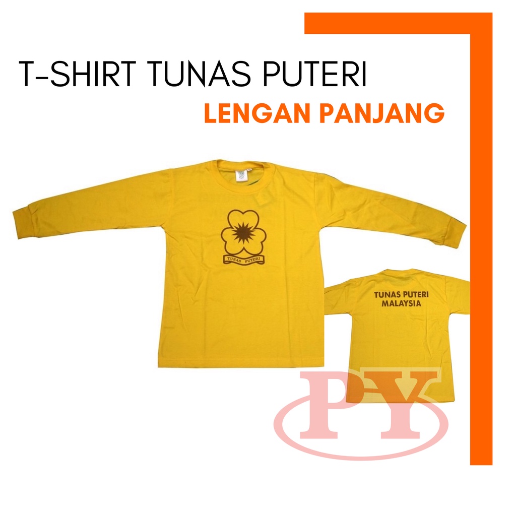 007LS - T-SHIRT TUNAS PUTERI LENGAN PANJANG / TSHIRT KADET ( LONG ...