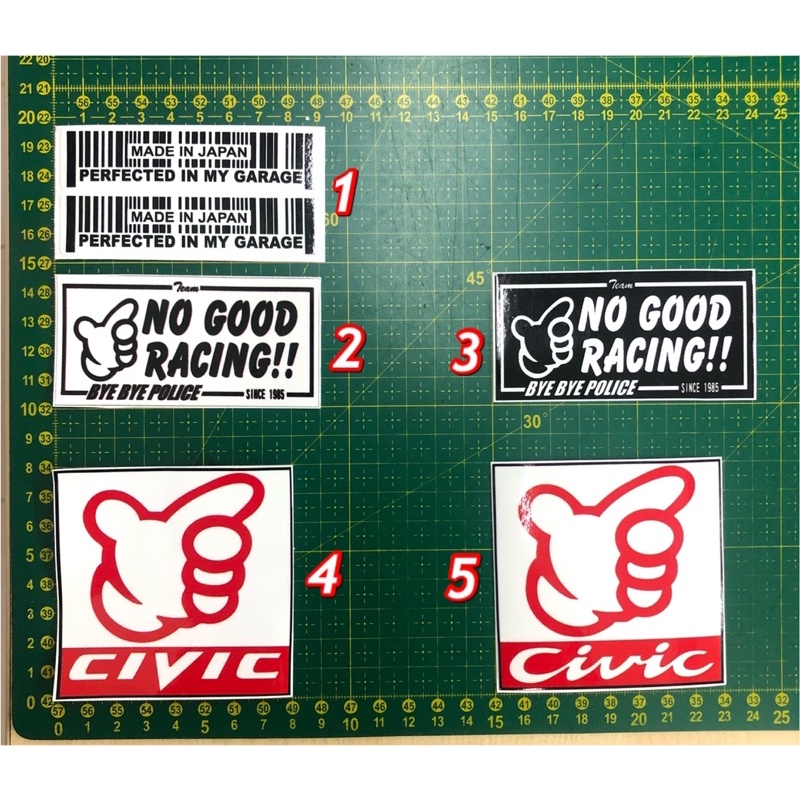 Sticker kereta sticker honda civic FD sticker honda EG made in japan no ...