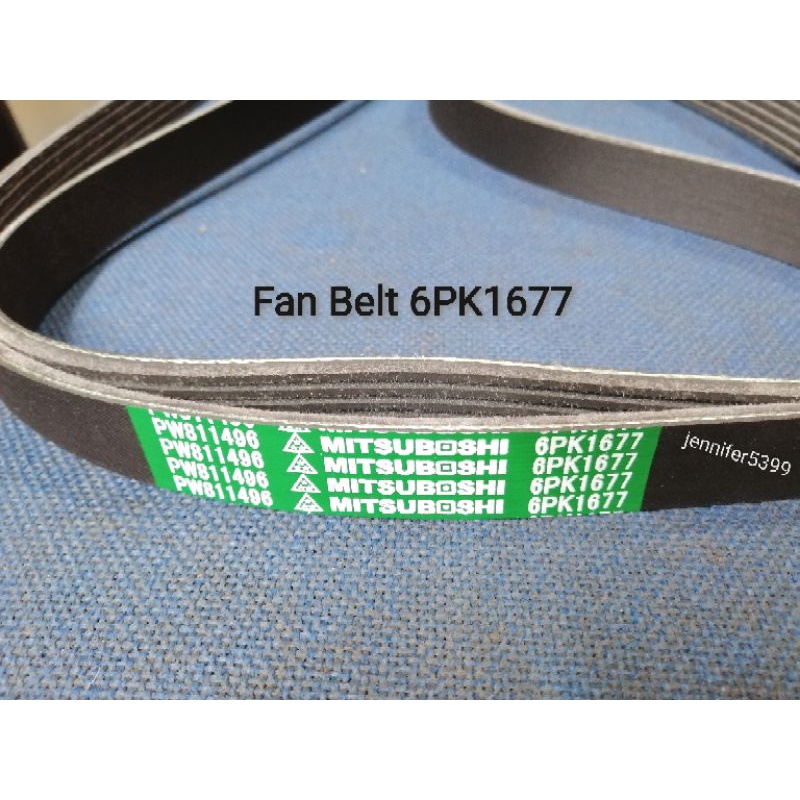 FAN BELT 6PK1677 for Proton Saga BLM, Gen2, Persona, Exora CPS, Satria ...