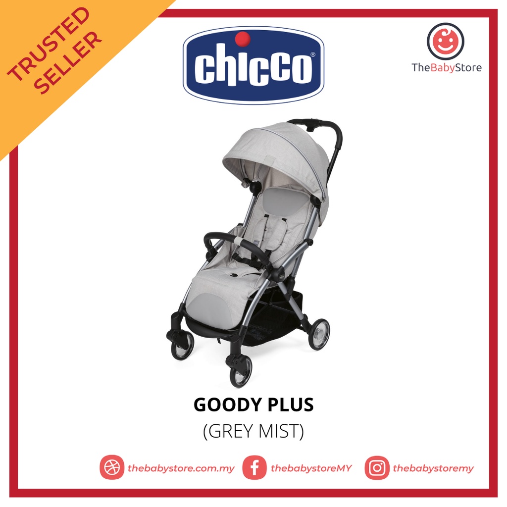 Chicco Goody Plus Auto-Folding Compact Stroller from Newborn-Grey Mist | Shopee Malaysia