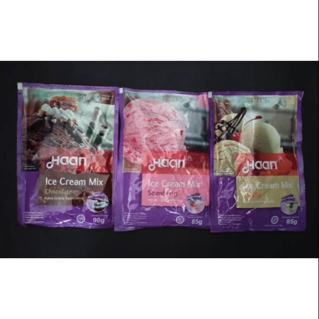 Haan brand Ice Cream Powder / Ice Cream Mix 85gram | Shopee Malaysia