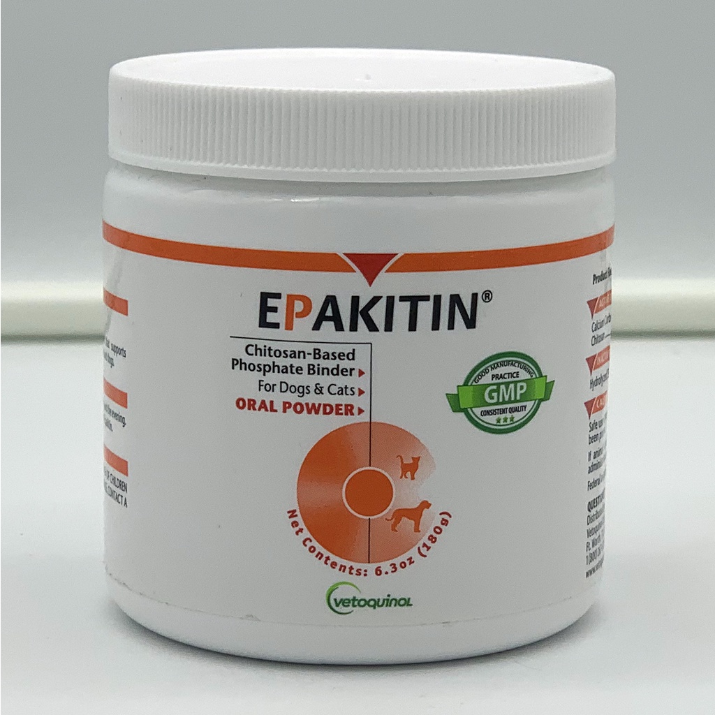Vetoquinol Epakitin Phosphate Binder Kidney Supplement for Cats & Dogs ...