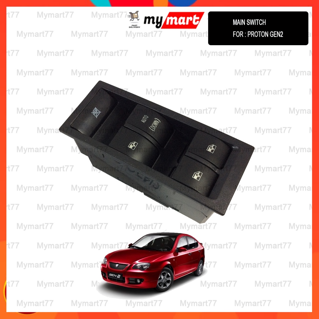 Proton Gen2 Gen 2 Power Window Main Switch Master Switch cermin pintu ...
