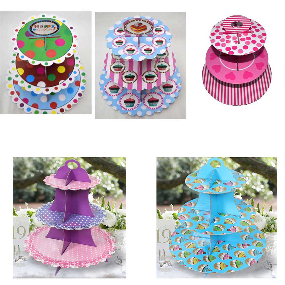 DIY Hardboard 3 layer Cake Stand | Shopee Malaysia