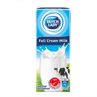 SUSU DUTCH LADY UHT MILK FULL CREAM 200ml x 24 SUSU KOTAK SUSU KOTAK ...