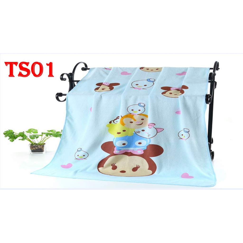 Tuala Colourful Cartoon Towel (140cm x 70cm)(TS) | Shopee Malaysia