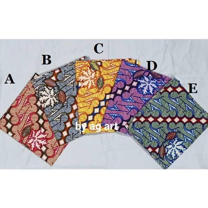 Batik pastel 2 meter sehelai, bidang 45, pelbagai corak dan warna (E4 ...