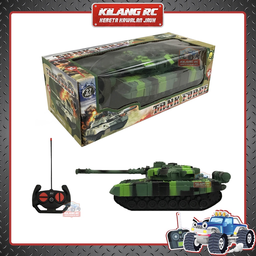 Tank Force Soldier Askar RC Car with Sound and Light Battery Operated ...