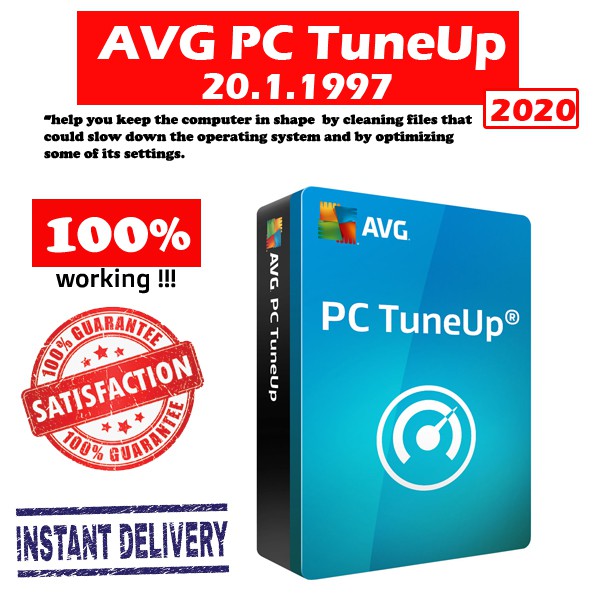AVG PC TuneUp 20.1.1997 2020 Serial Keys (100% working) | Shopee Malaysia