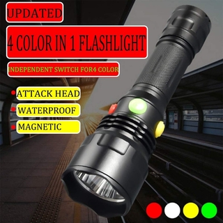 4 Color Torch, 4 in 1 Multicolor Torch Flashlight, 1000 Lumen IPX8 ...