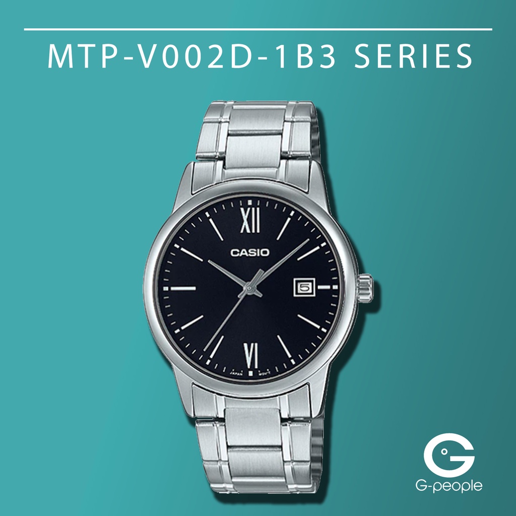 CASIO MTP-V002D-1B3V / MTP-V002D-1B3 / MTP-V002D MEN'S WATCH 100% ...