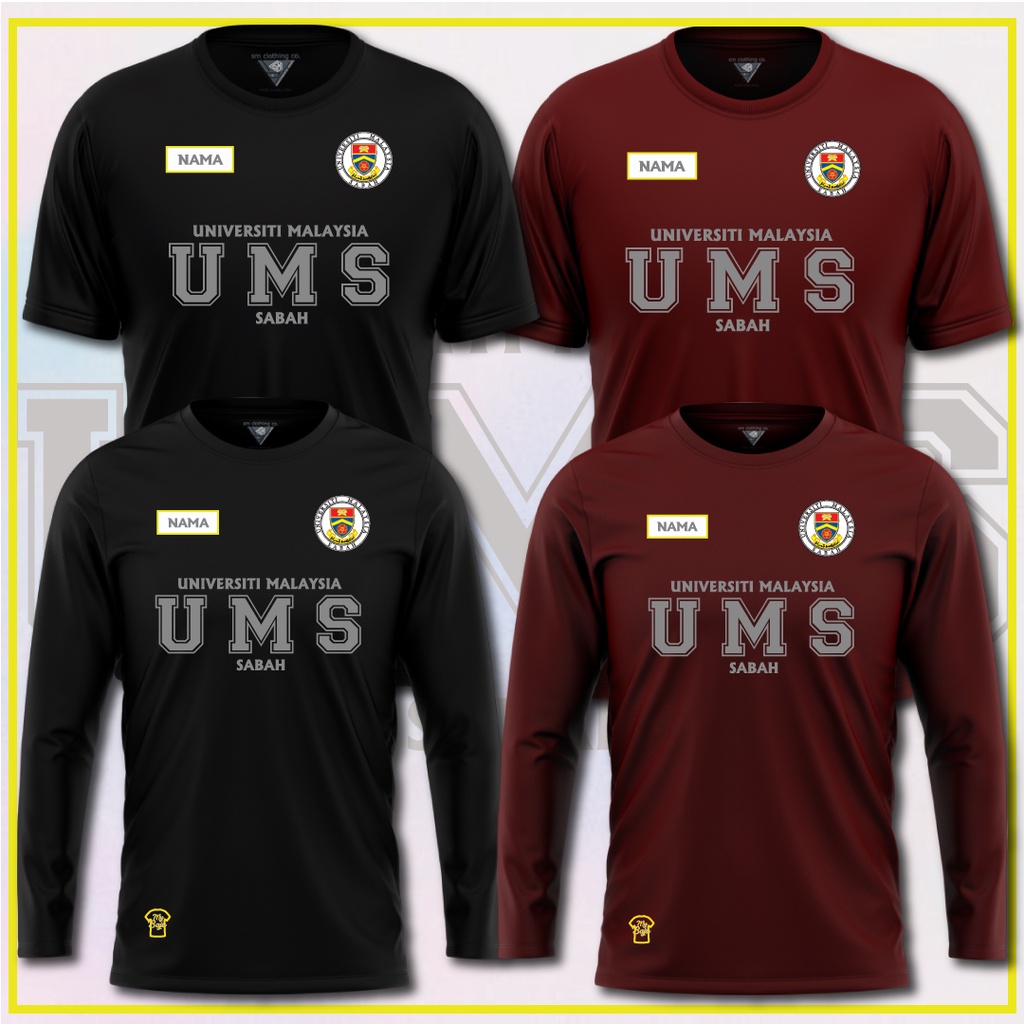 UMS tshirt / jersey | Universiti Malaysia Sabah tshirt / jersey ...
