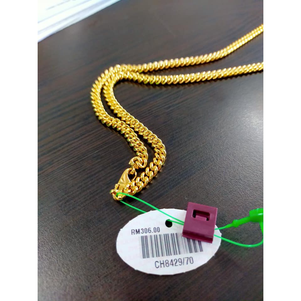 ORIGINAL ZHULIAN Rantai Leher Gajah saduran emas 999 atau 24k by ...