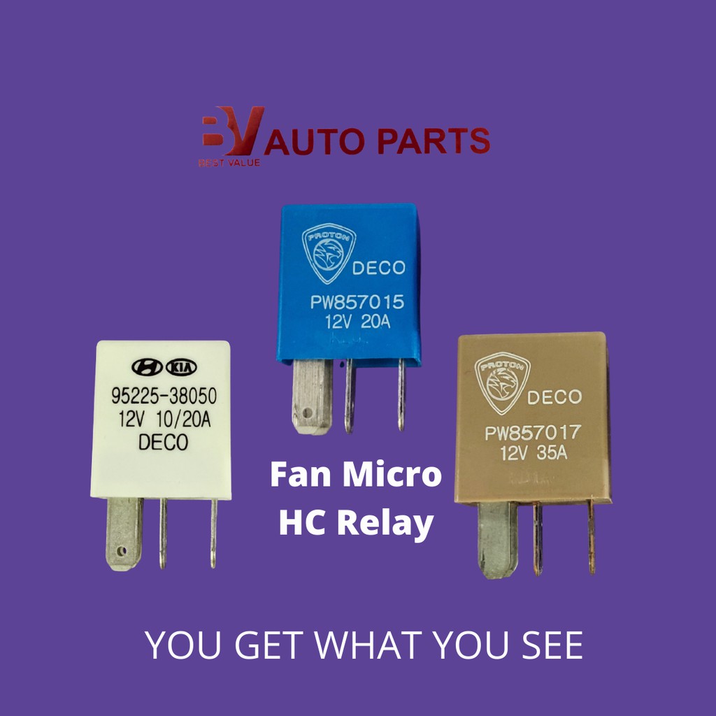 BRG BARU HARGA PROMO Original Fan Micro HC Relay Proton Exora Preve BLM ...