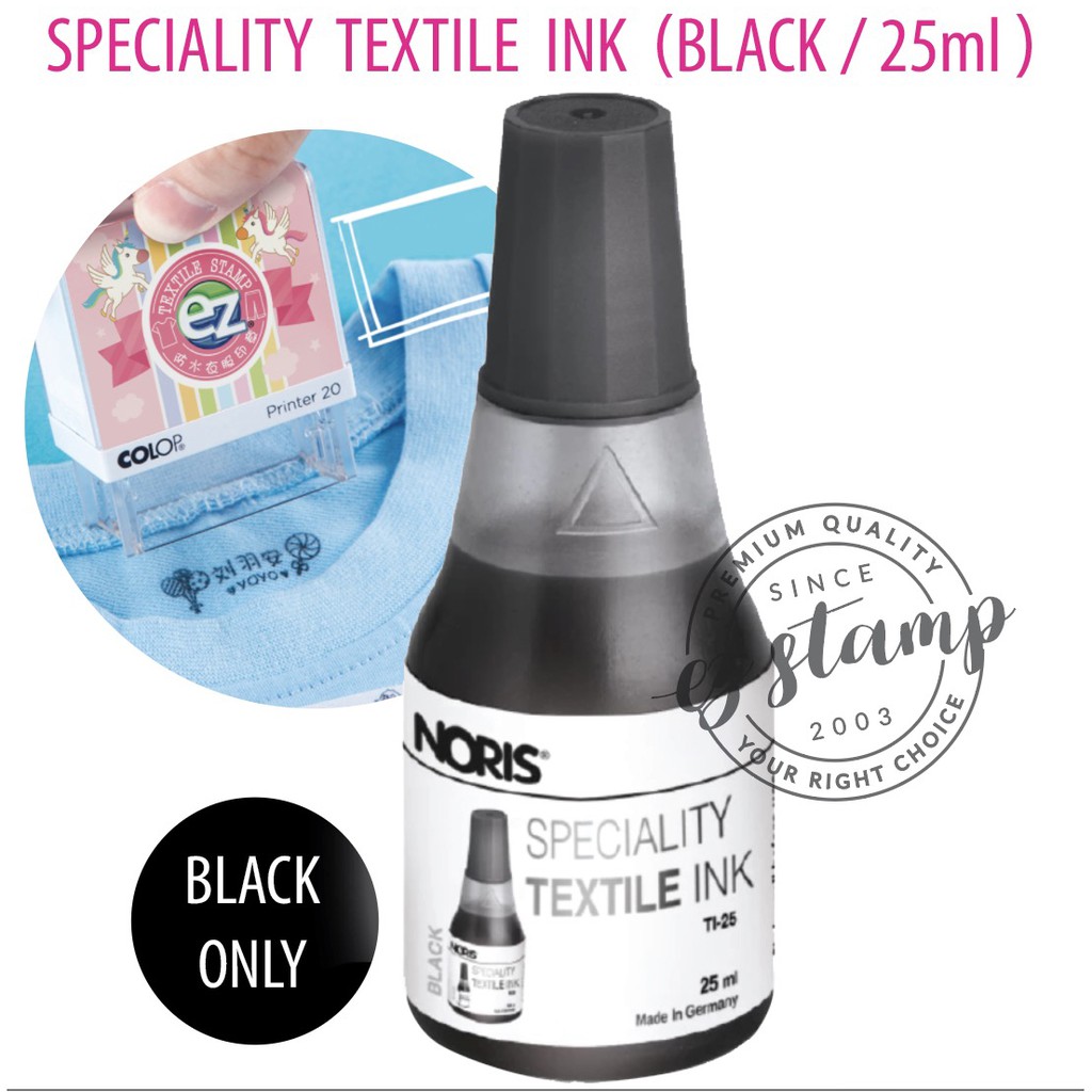 Refill Ink utk Cop Pakaian/ Textile Stamp/ MineStamp - Speciality ...