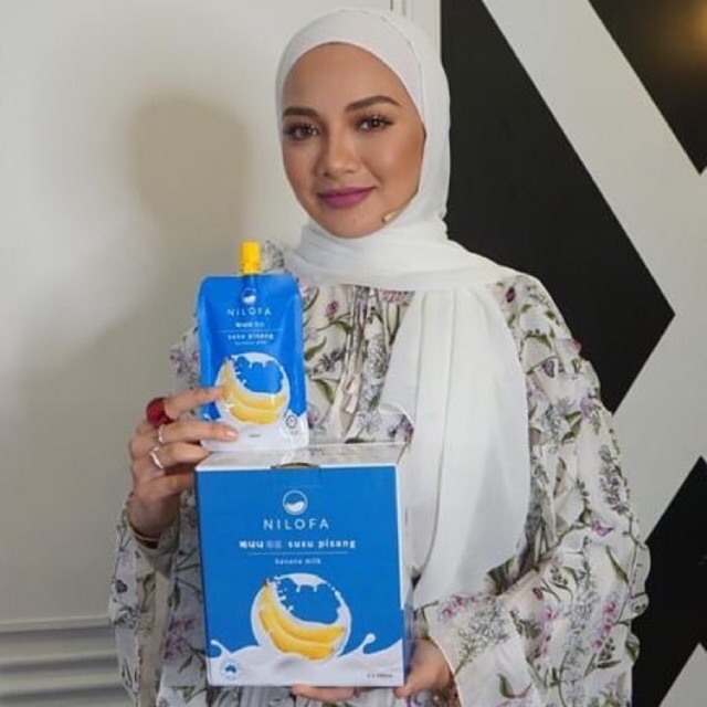 NILOFA banana milk 💯ORIGINAL HQ (1pouch) | Shopee Malaysia