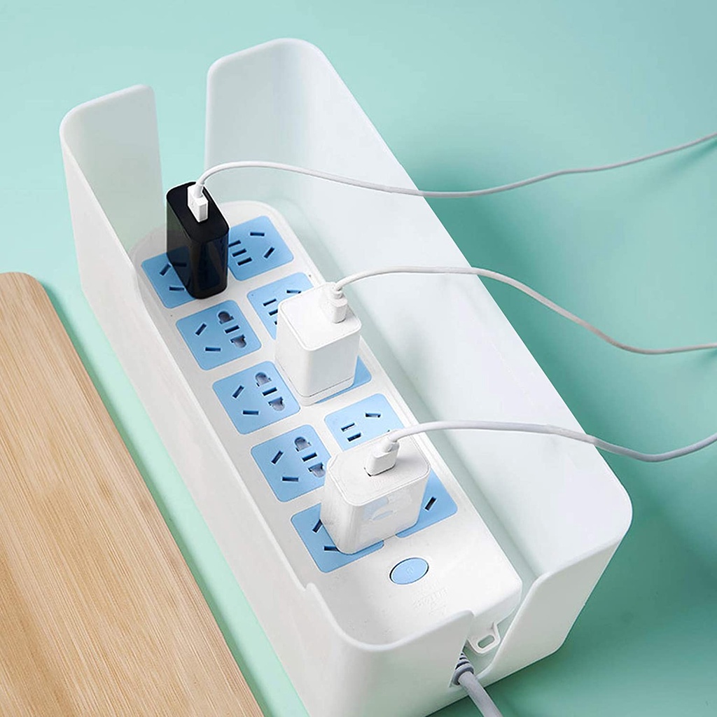 Muji Newlifestyle Wooden Cable Storage Box Dust-proof Charging Line ...