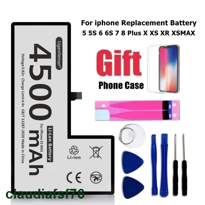 Original Moilbe Phone Battery For 1PHONE X XR XS Max XR 5 6 6S 5S SE 7 8 Plus Replacement ...